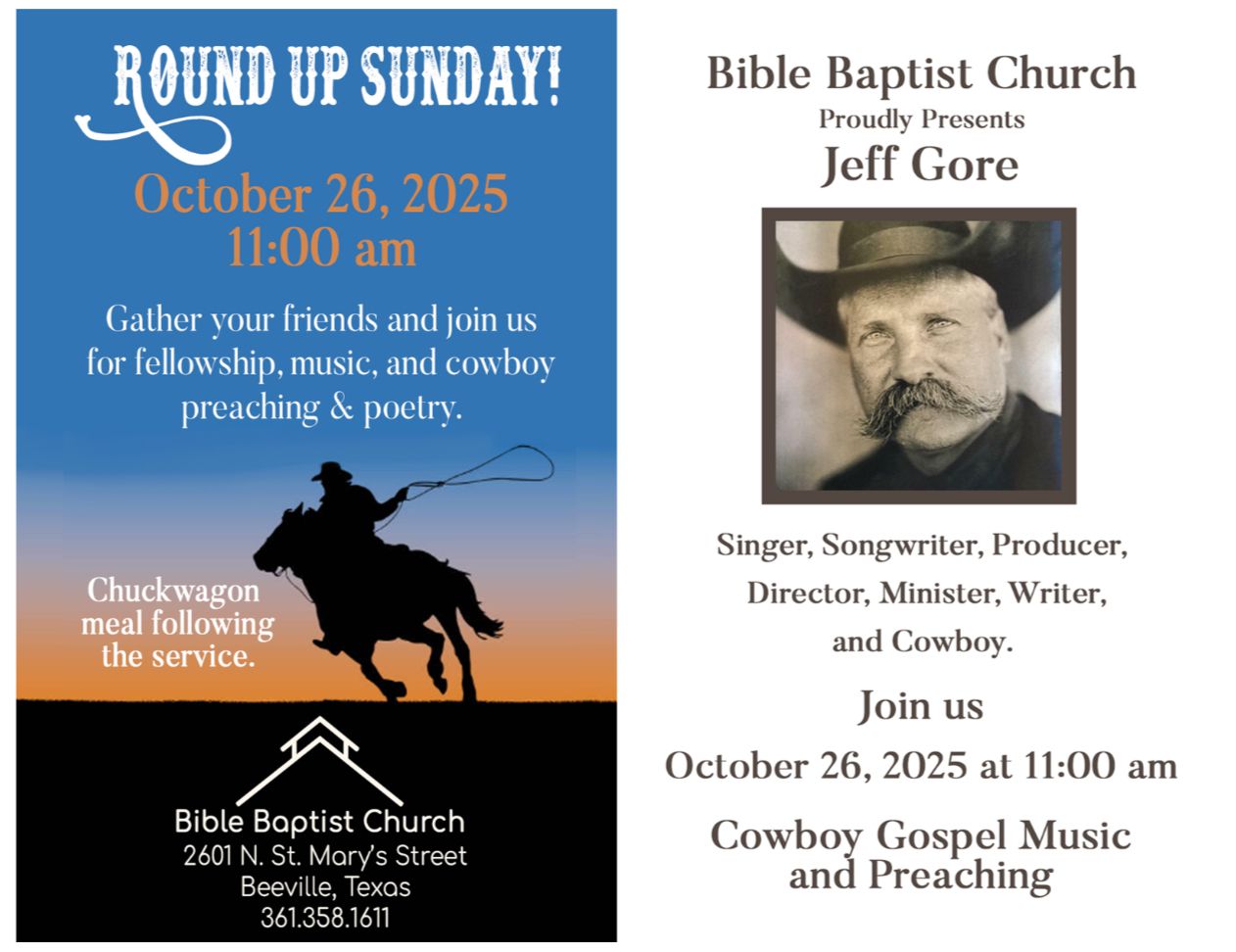 Roundup Sunday - Bible Baptist Church